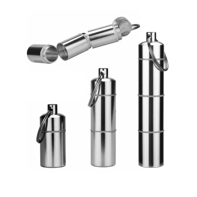 Capsule-Shape-Aluminum-Pill-Case-Delicate-Seal-Medicine-Organizer-Box ...