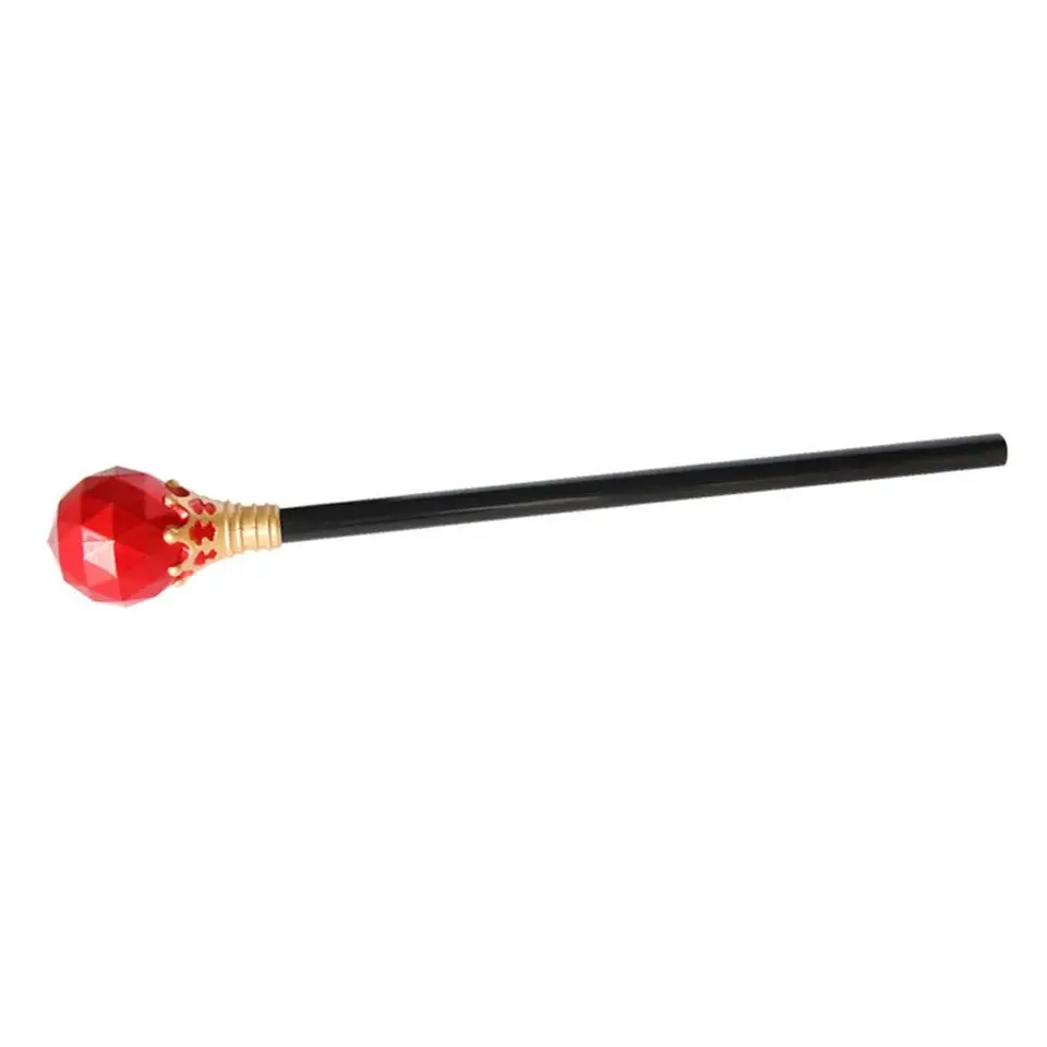Scepter Wand Red Royal Scepter Gold King Queen Staff Medieval Halloween ...