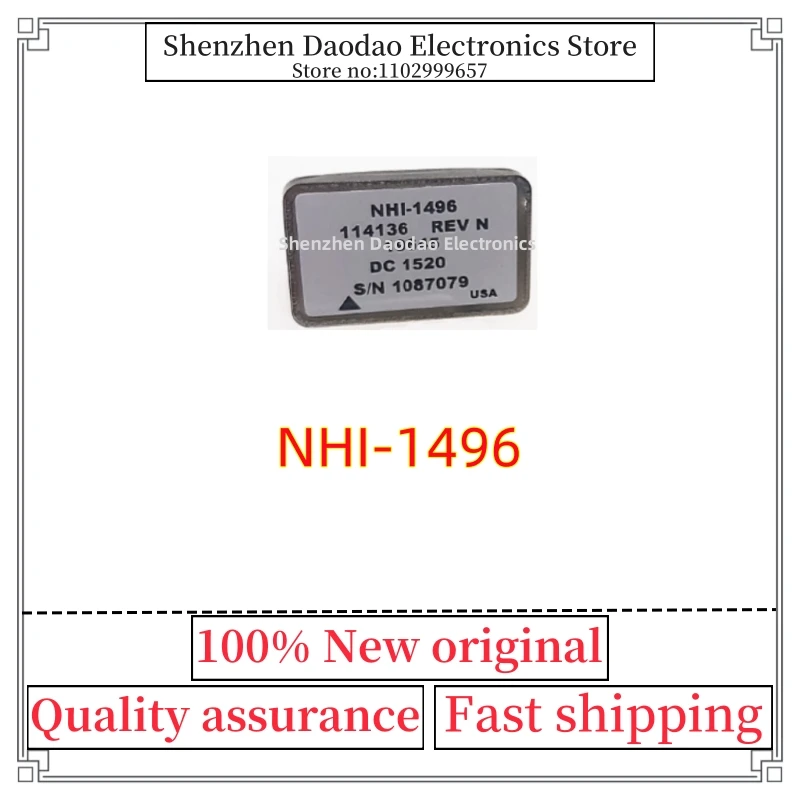 NHI-1496 114136 REV N Steel surface DIP-10 chip IC It was obtained by ...
