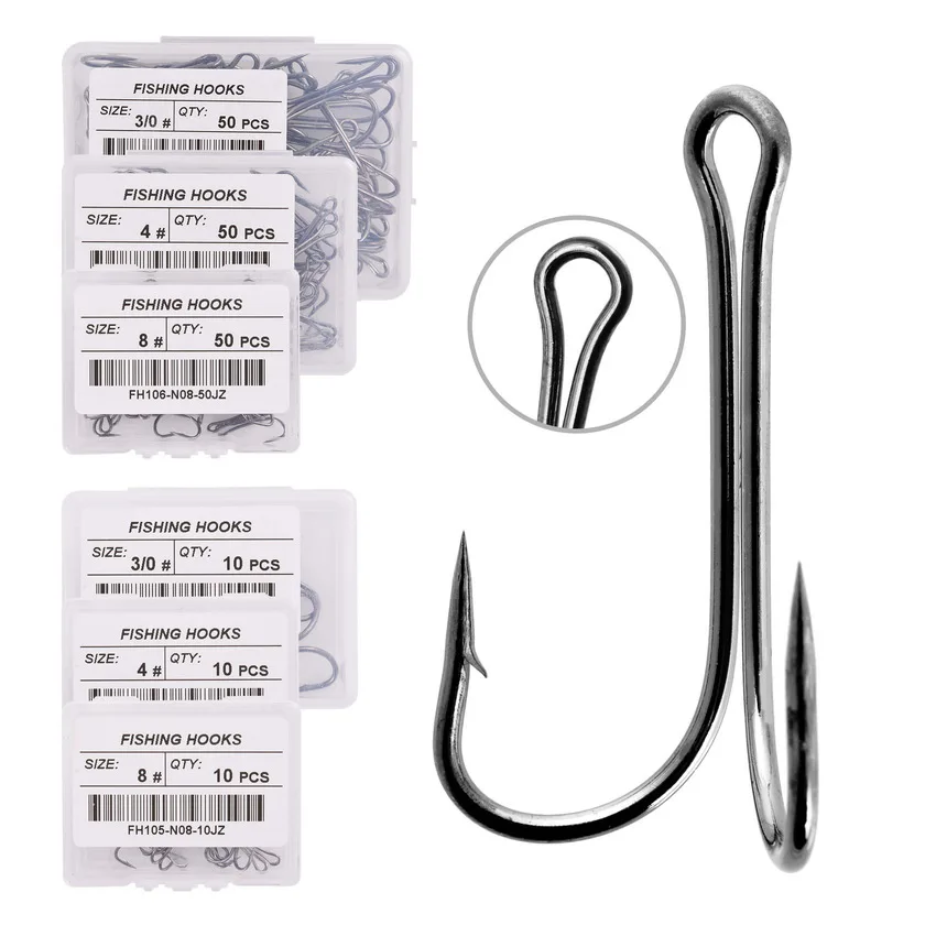 10pcs-box-Duple-Hooks-Set-Lure-Double-Fishing-Hooks-with-Barb-Anchor ...
