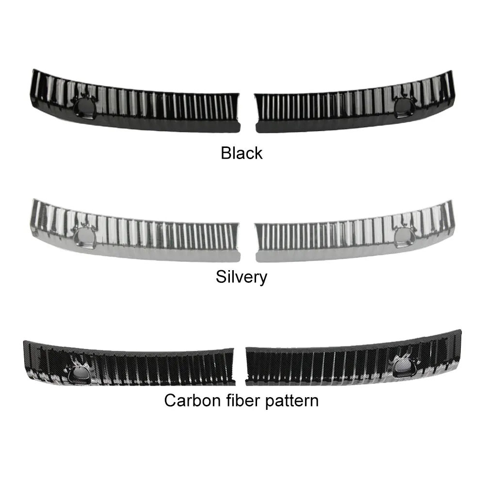 2Pcs-For-Model-Y-Tesla-Trunk-Stainless-Steel-Rear-Guard-Tail-Door ...