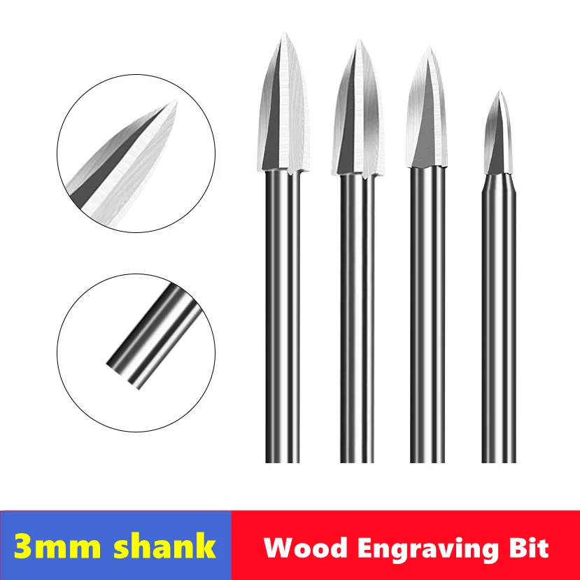 3mm-Shank-Wood-Engraving-Bit-3-8mm-Carbide-Grinding-Burr-for ...