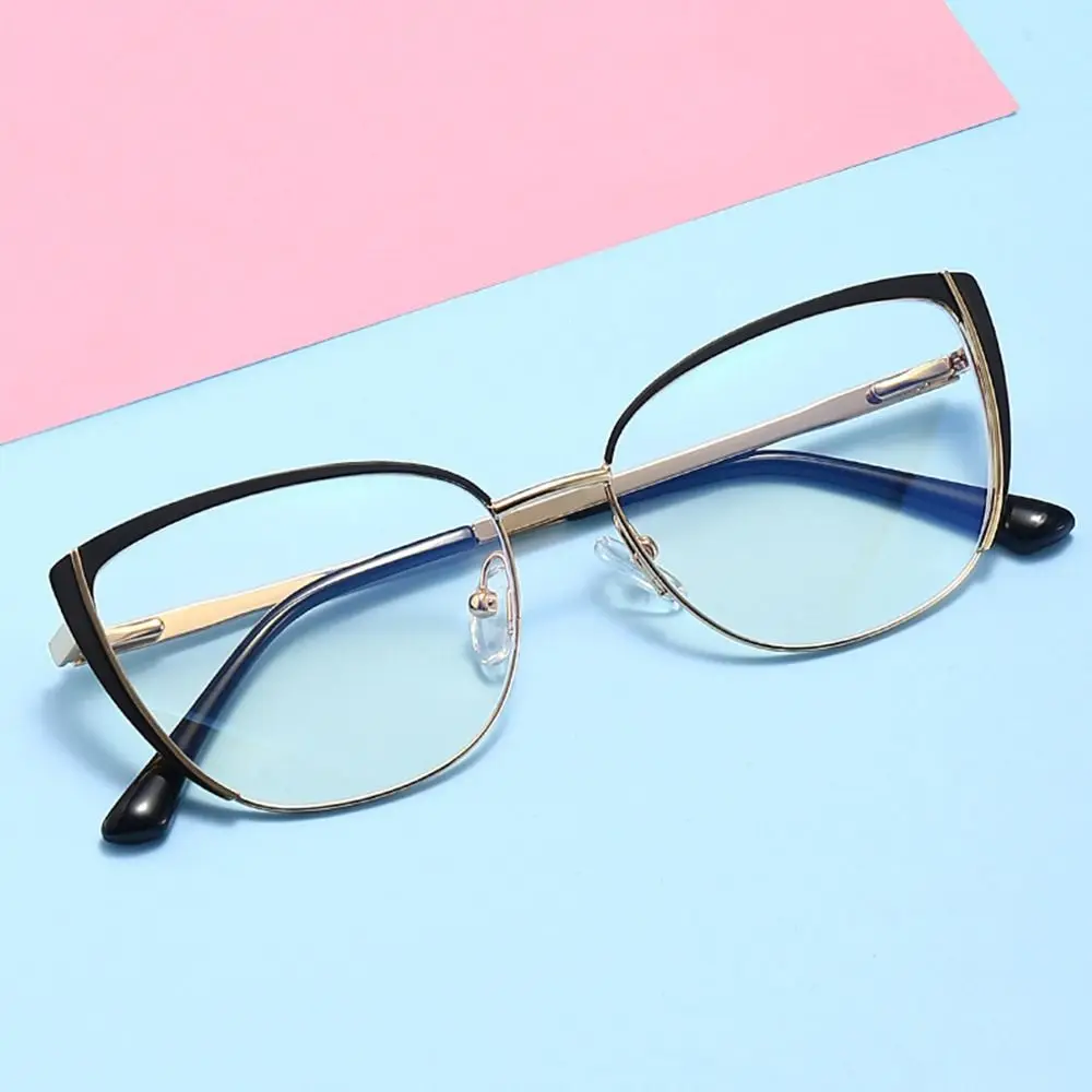 Fashion-Cat-Eye-Anti-Blue-Light-Glasses-Women-Men-Ultralight-Square ...