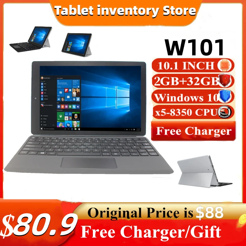 Windows 10 Tablet PC Flash Sales 10.1 INCH 2GBRAM +32GB ROM W101 Z8350 ...