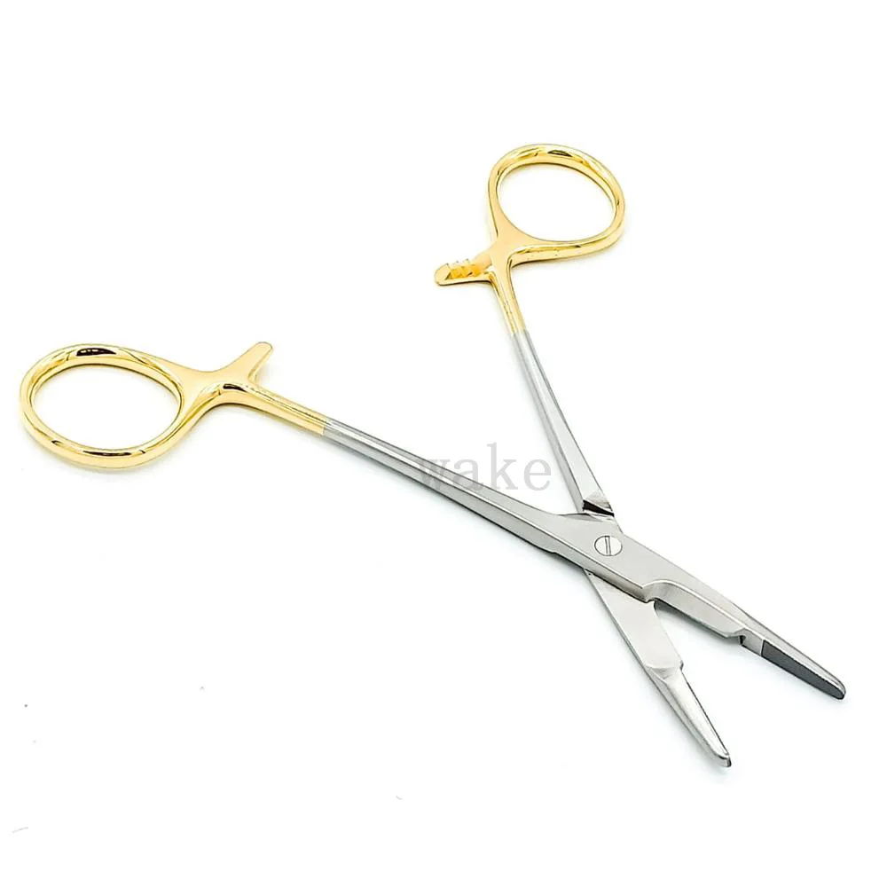 Stainless-Steel-Needle-Holder-Insert-with-Scissors-Needle-Holder-for ...