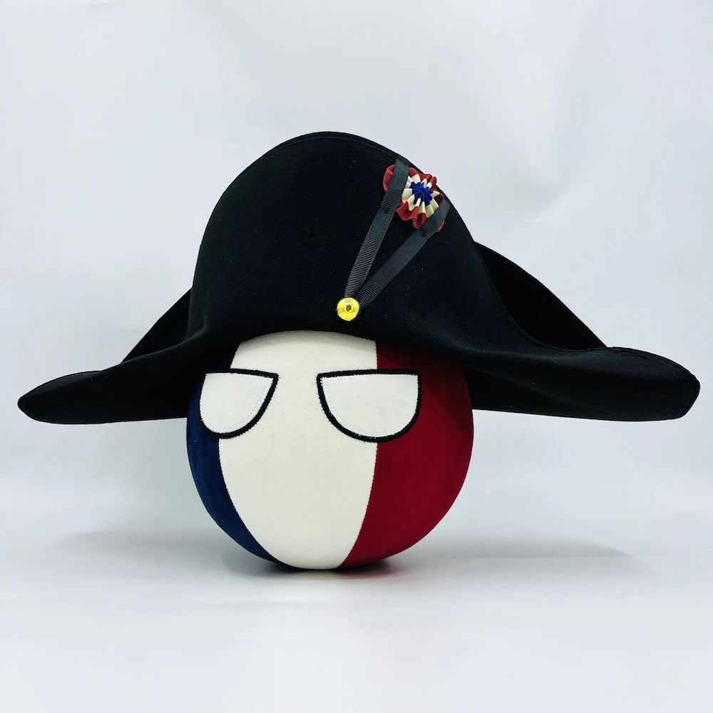 Polandball-Plush-Doll-Toy-Countryballs-France-Ball-Napoleon-Cap-White ...