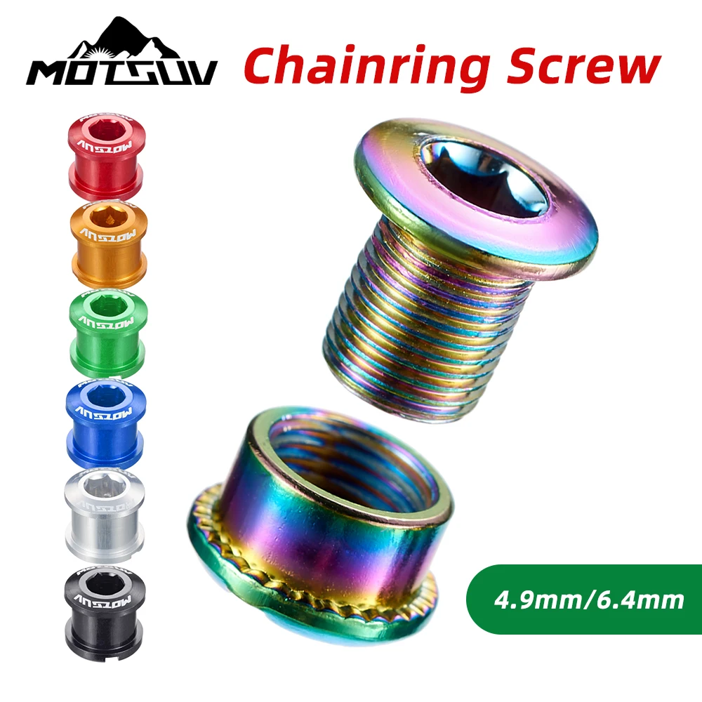 MOTSUV-Chainring-Bolts-4Pcs-Integrated-Crankset-Mtb-Chainwheel-Screws ...