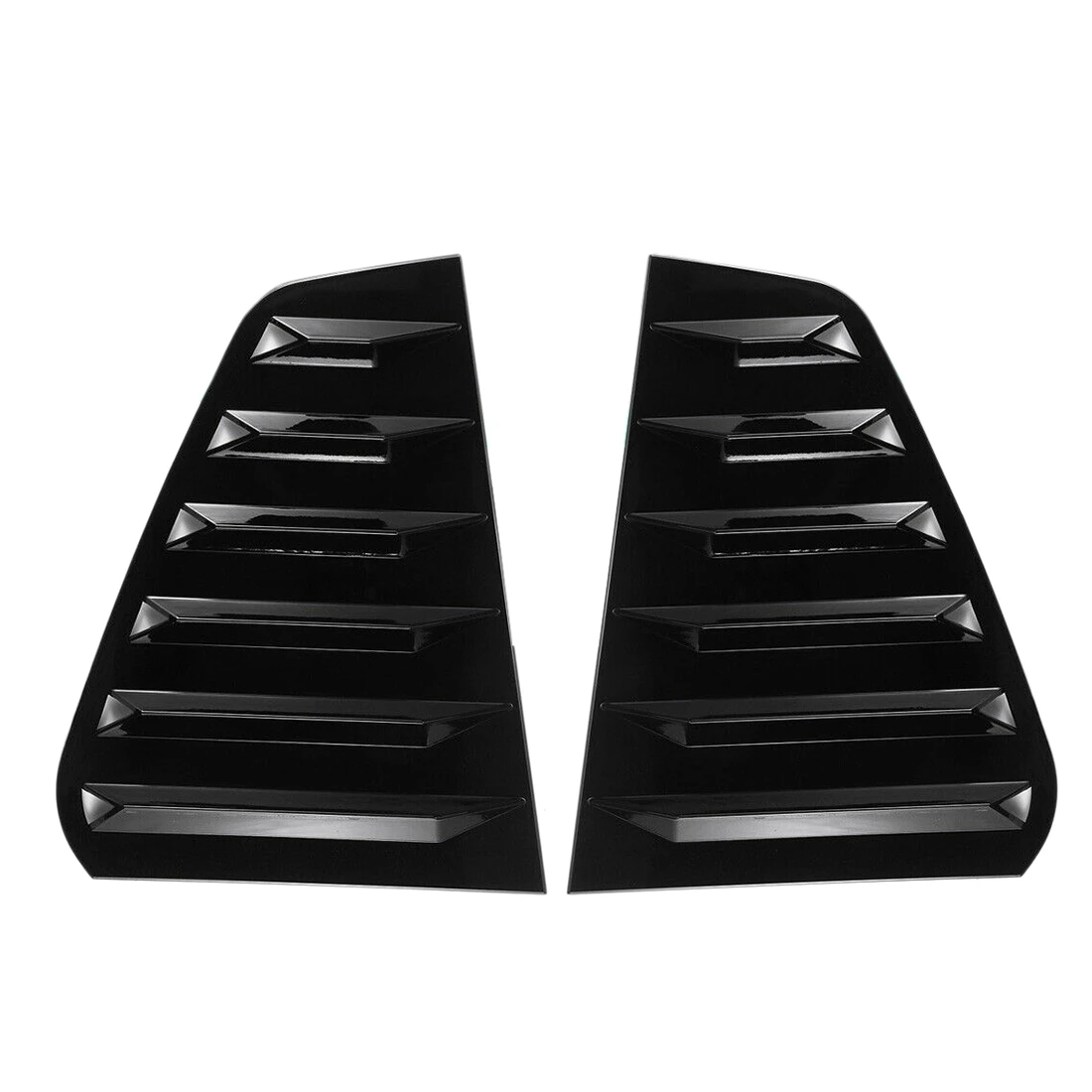 Car Rear Side Window Louvers, for Golf 7 R MK 7 7.5 2013-2020 Racing ...