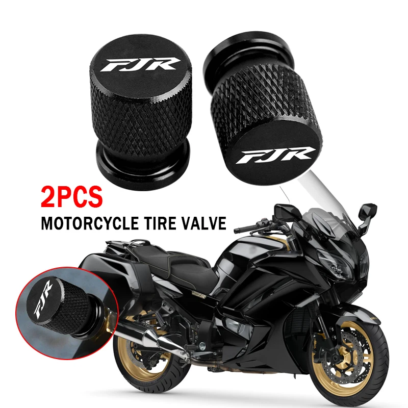 2PCS Motorcycle Tire Valve Air Port Stem Cover Cap Plug CNC Accessories ...
