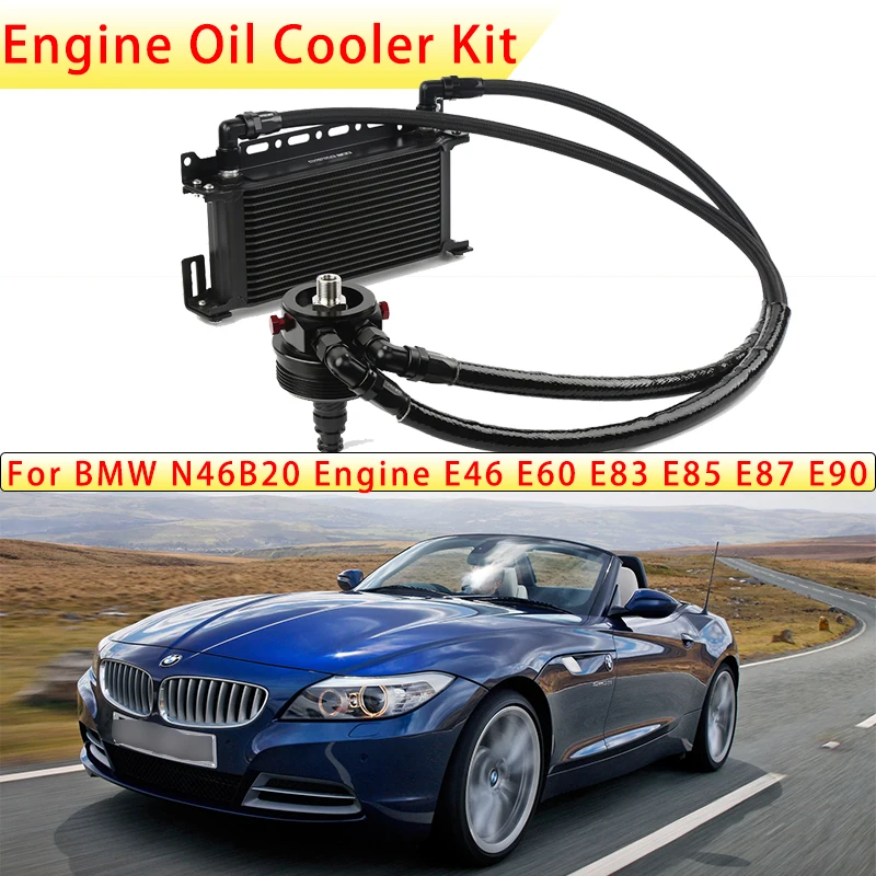 Battle-Bee-Engine-Oil-Cooler-Kit-For-BMW-N46B20-Engine-E46-E85-E87-E90 ...