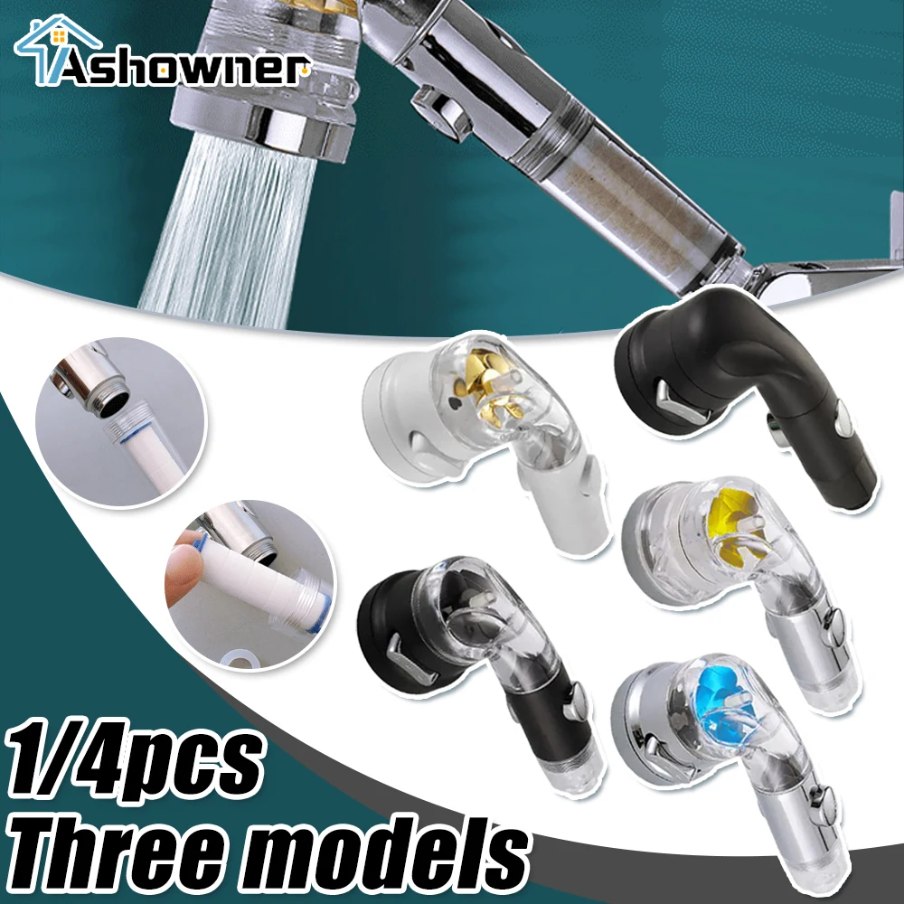 Propeller-High-Pressure-Shower-Head-with-Filter-Adjustable-Showerheads ...