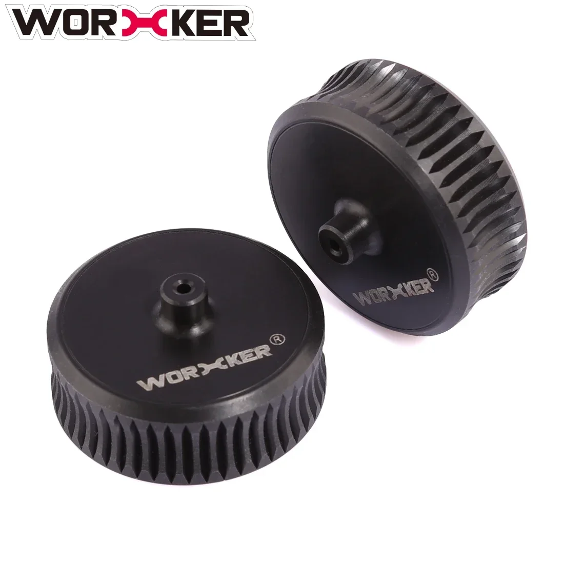 2Pcs-Worker-ABS-Modified-Straight-Grained-Flywheel-Wheel-matching-to-flat-flywheel-cage-for-Nerf ...