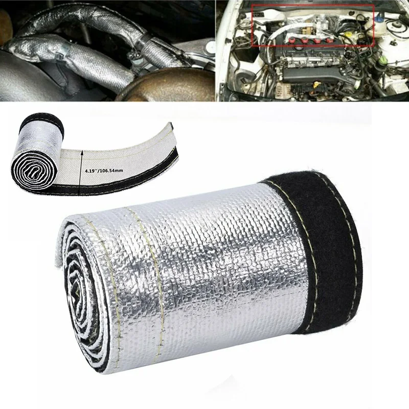 20mm-Car-Heat-Shield-Sleeve-Insulated-Wire-Hose-Protector-Cover-Wrap ...
