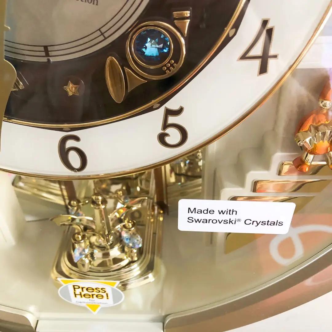Swarovski Crystal Clock