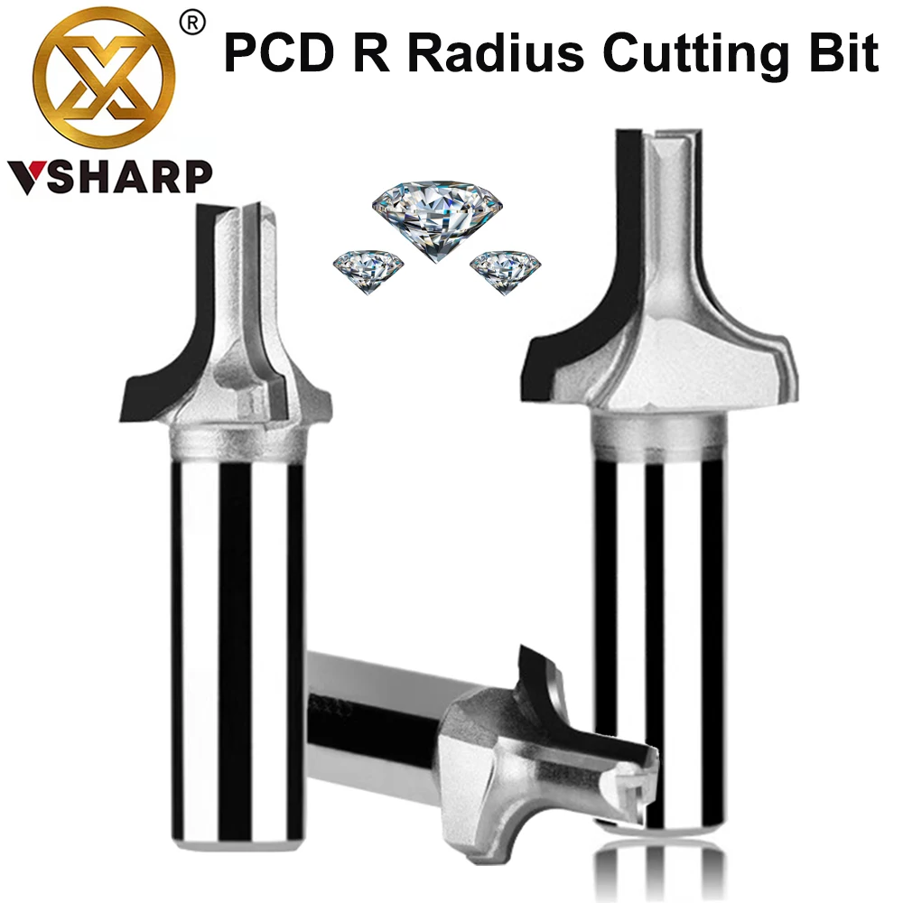 Vsharp-PCD-Diamond-Cutting-Bit-Diamond-Round-Over-Radius-Cutter ...