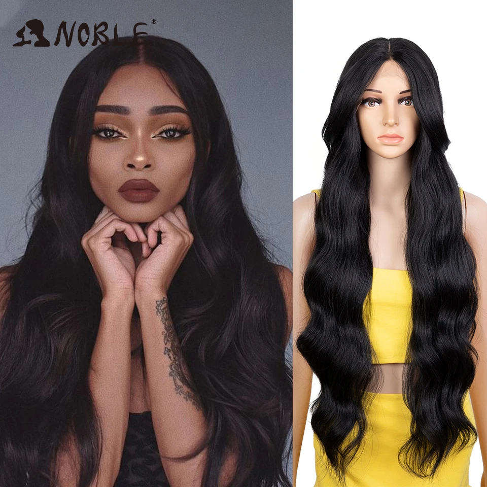 Noble-Synthetic-Lace-Front-Wig-34-Body-Wave-Lace-Wig-Hair-Ginger-Lace ...