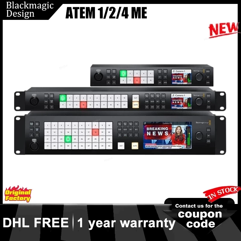 For Blackmagic Design ATEM 1 M/E ATEM 2/4 ME 1080p HD Live Production ...