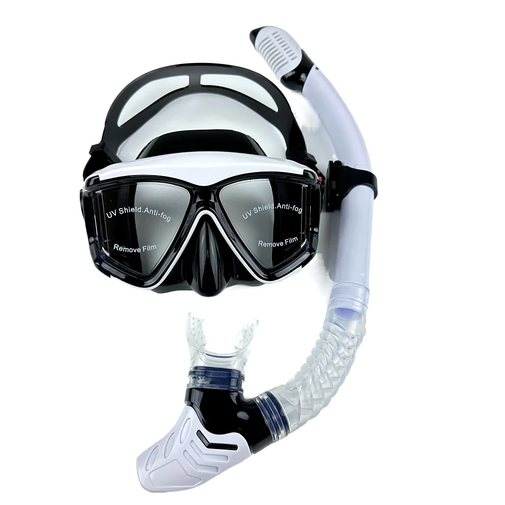 Professional-Scuba-Diving-Masks-Snorkeling-Set-Adult-Silicone-Skirt ...