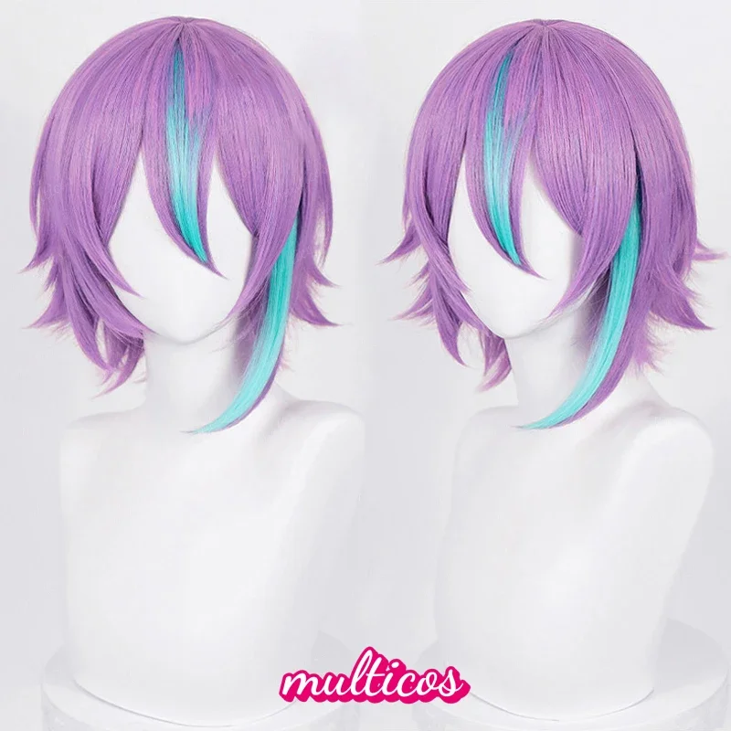 High-Quality-Kamishiro-Rui-Cosplay-Wig-With-Purple-Highlights-Blue-Heat ...