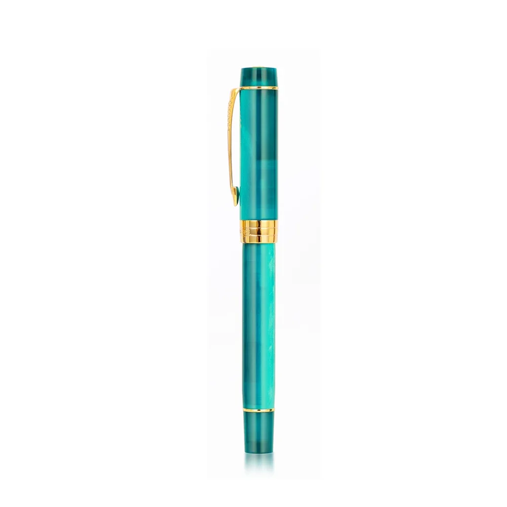 Jinhao-100-Beautiful-Acrylic-Fountain-Pen-Writing-ink-pen-with-F-Nib ...