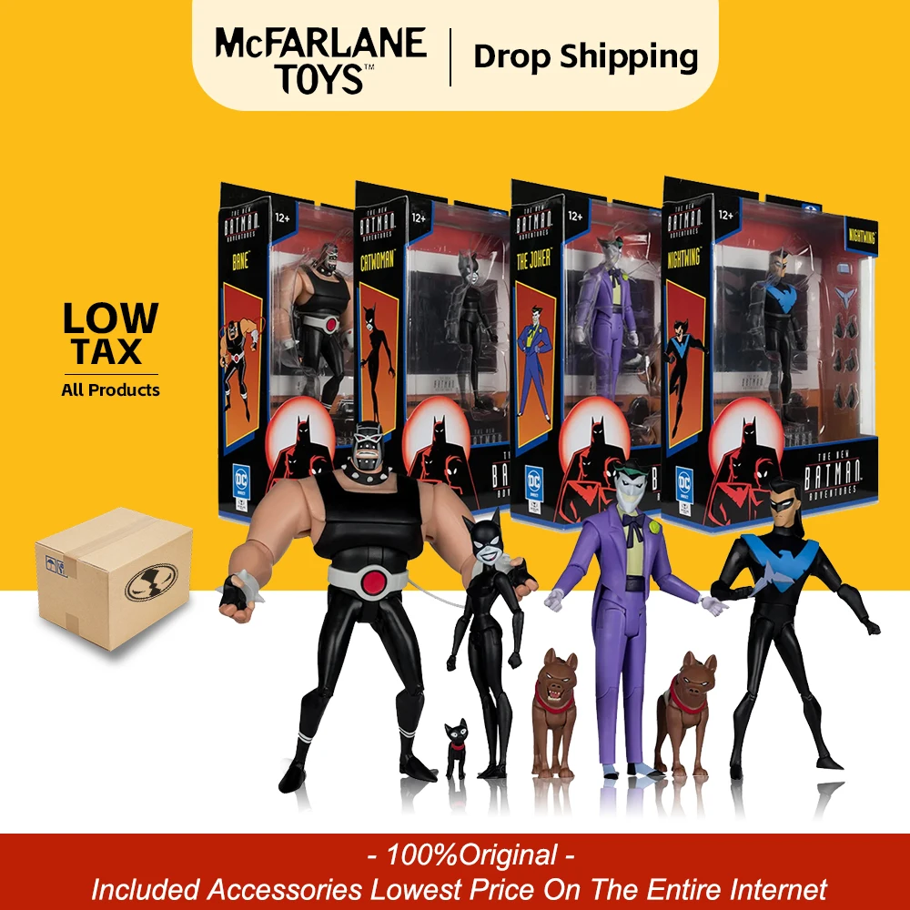 McFarlane-Toys-The-New-Batman-Adventures-Bane-Catwoman-Nightwing-The-Joker-18cm-Action-Figure ...