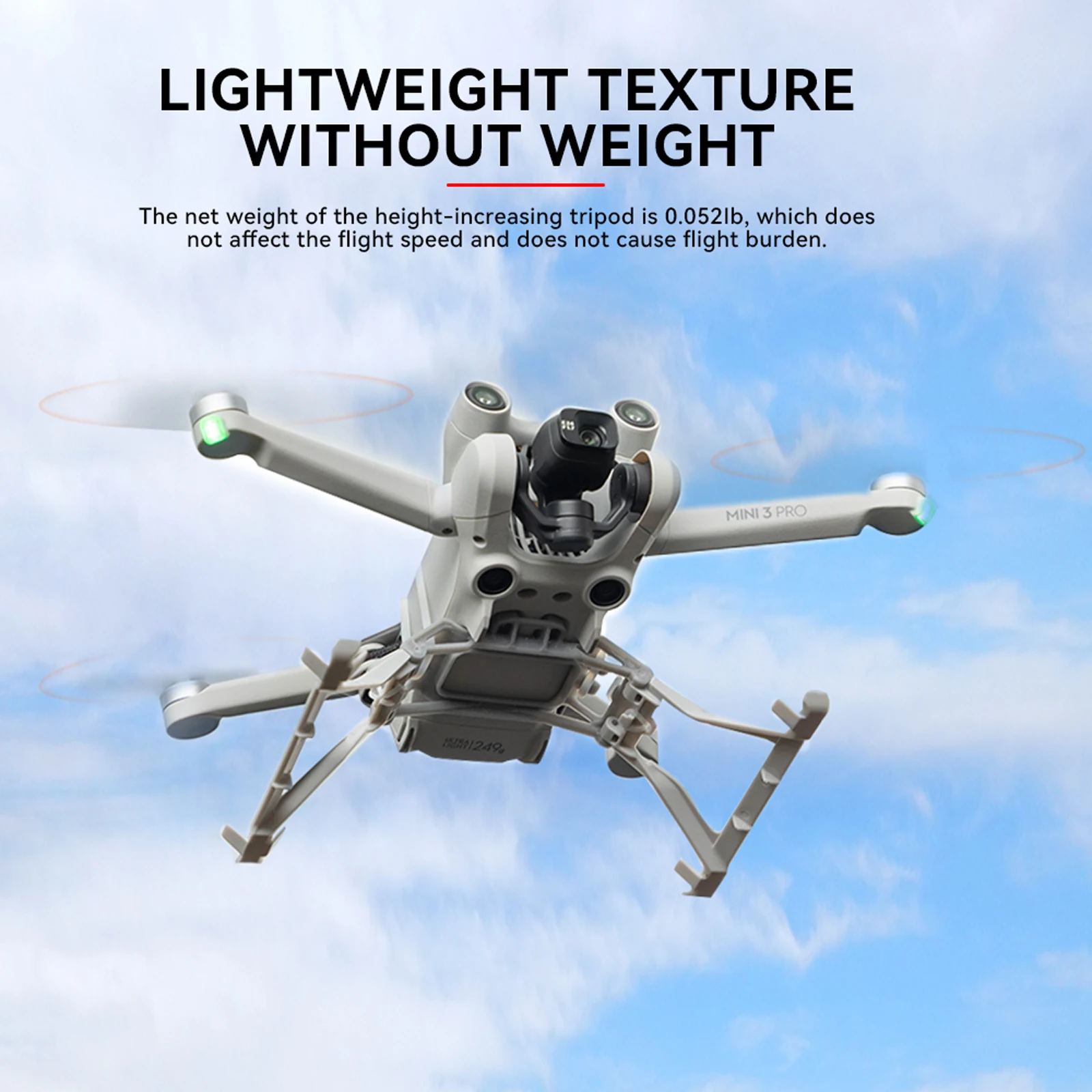 Train terrestre-Landing Gear Water Floating Kit for DJI Mini 3 Pro ...