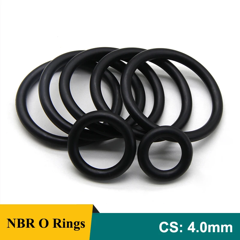 10-50Pcs-Black-NBR-O-Ring-Gasket-Thickness-CS-4mm-OD-16-150mm-Nitrile ...