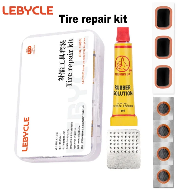 Lebycle-Mini-Bike-Cycle-Inner-Tube-Tire-Tool-Set-Puncture-Repair ...