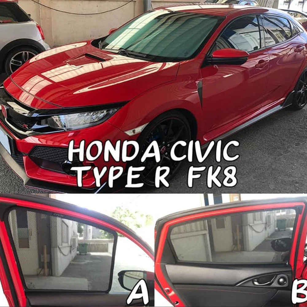 For-Honda-CIVIC-FK-Hatchback-2016-2021-Car-Rear-Side-Baby-Window ...
