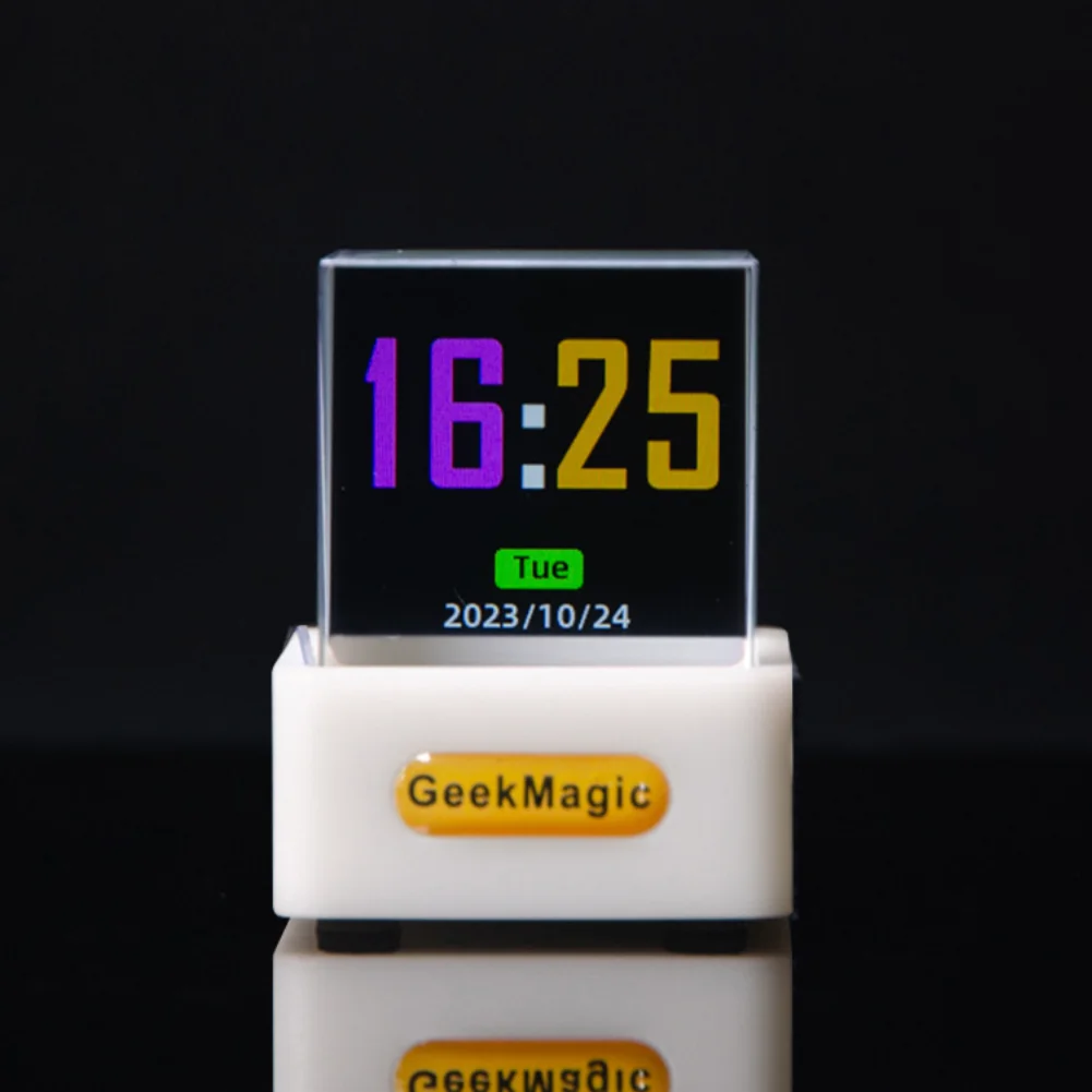 GeekMagic GIFTV Crystal Holographic Desktop Decoration Smart Weather ...