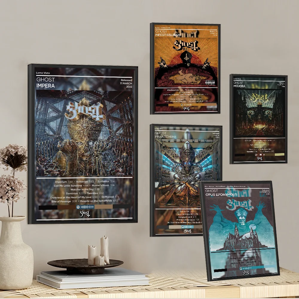 Ghost-Heavy-Metal-Band-Movie-Sticky-Posters-Vintage-Room-Home-Bar-Cafe ...