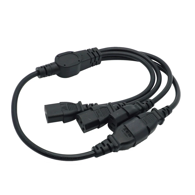 High-Quality-IEC-320-C14-Male-Plug-to-4XC13-Female-Y-Type-Splitter ...