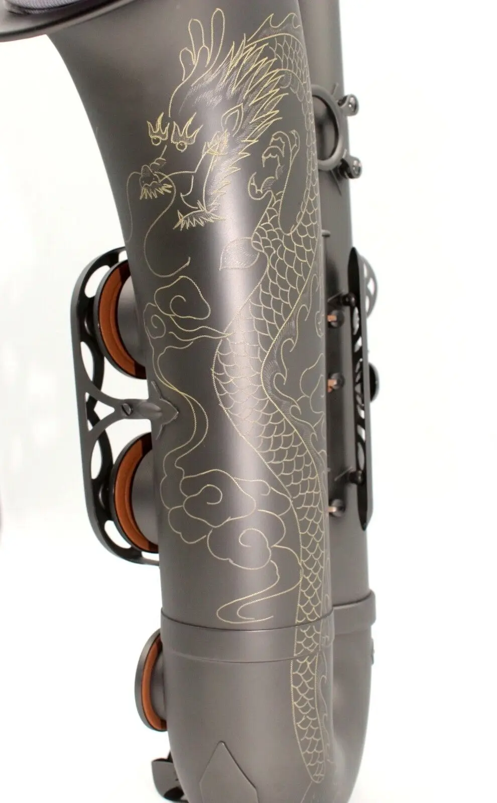 EM-Imperium-Professional-matte-black-Tenor-Saxophone-dragon-or-flower ...