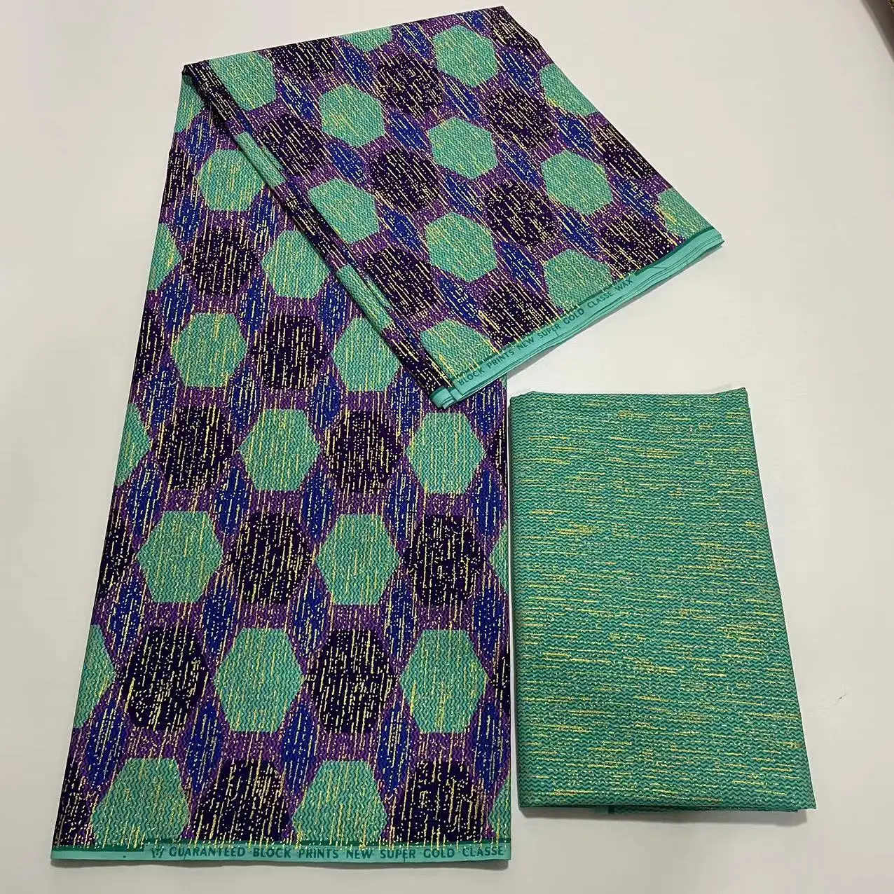 2-4-Yards-African-Golden-Cotton-Wax-Fabric-Print-Gold-Wax-Fabric-Ghana ...