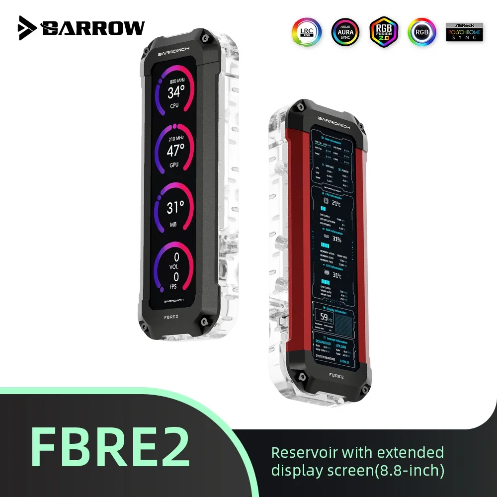 Barrow-Water-Tank-FBRE2-8-8-inch-Reservoir-with-Monitor-Screen-DC5V ...