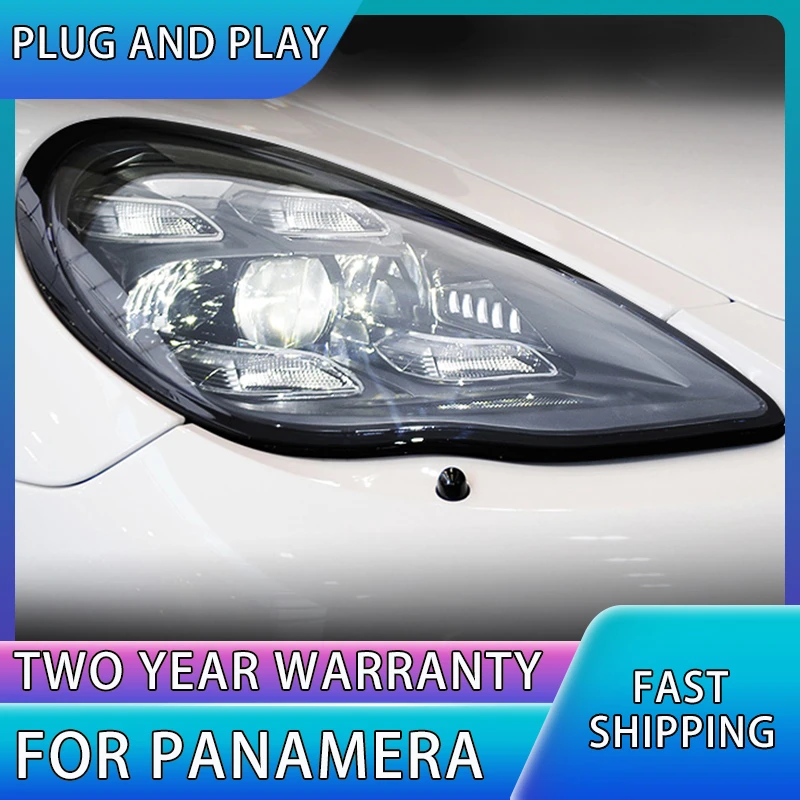 Head Lamp For Porsche Panamera 970 LED Headlights 2010 2011 2012 2013 ...
