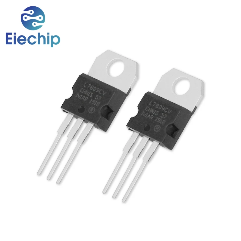 5/10/20pcs L7809CV Positive Voltage Regulator TO-220 7809 9V 1.5A Linear Voltage Regulators Chip ...
