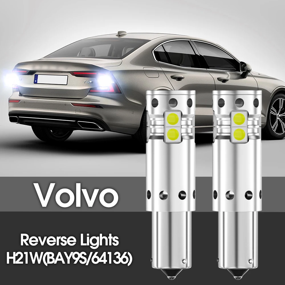 2pcs-LED-Backup-Light-Blub-Reverse-Lamp-H21W-BAY9S-64136-Canbus-No ...