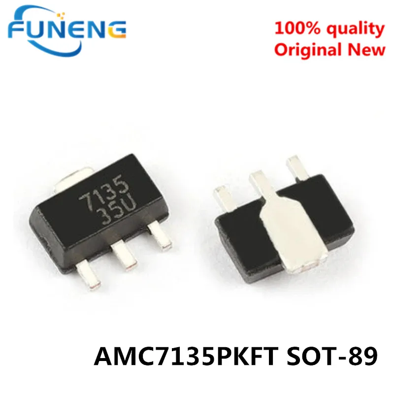 10pcs/lot AMC7135PKFT SOT 89 L7135 AMC7135 MEL7135 350mA ADVANCED ...