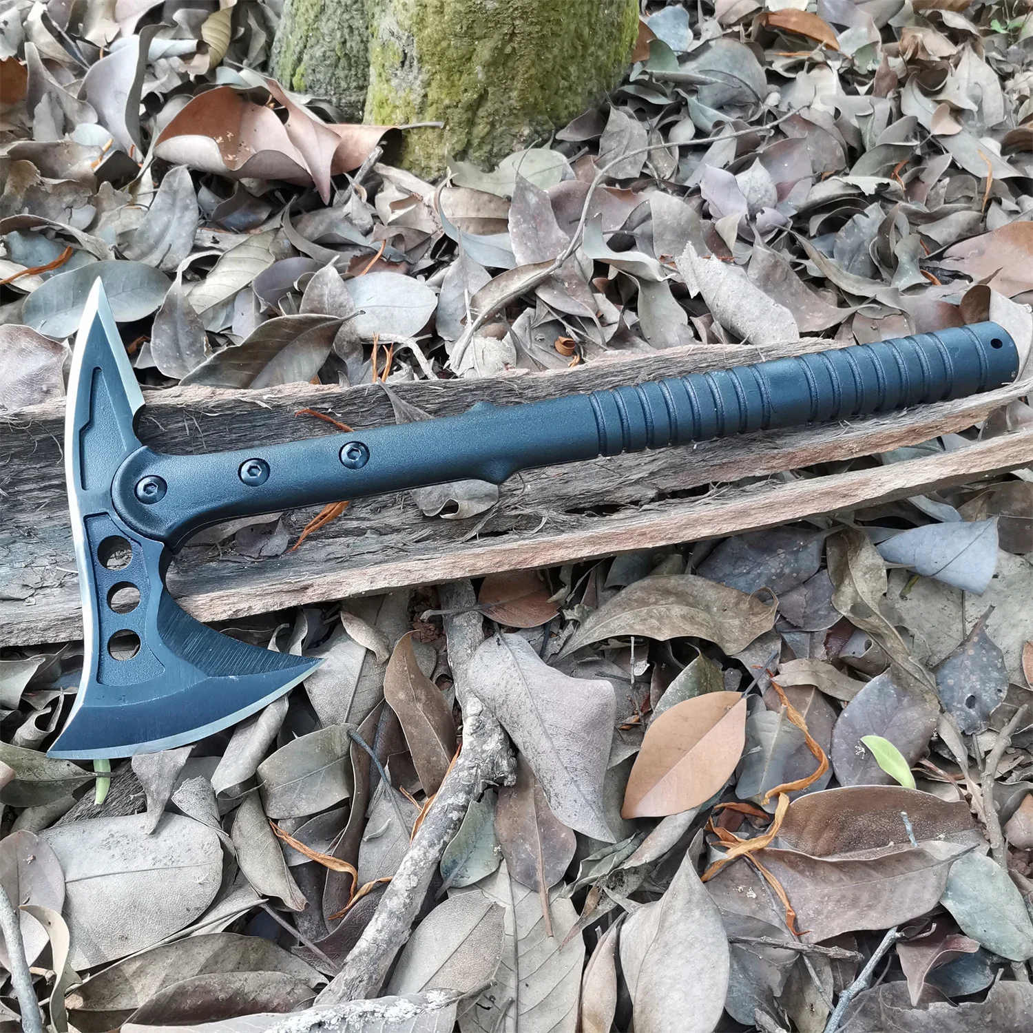 Multi-function-Black-Tactical-Axe-Outdoor-Rescue-Ax-Fire-Axe-Survival ...