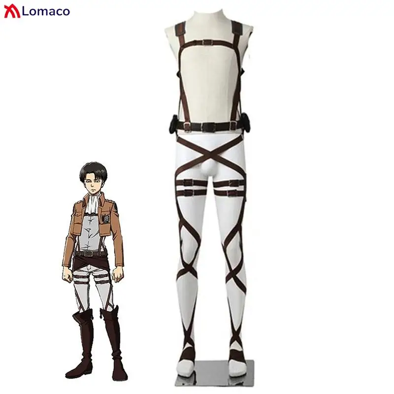 Ataque ao Titan Set cinto ajustável, Traje Cosplay, Shingeki Não Kyojin ...