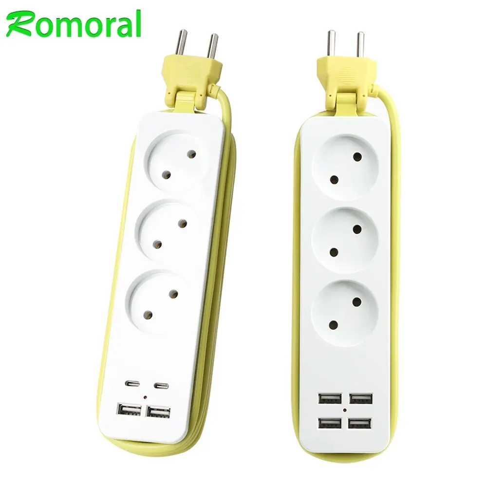Travel-Plug-Strip-EU-Plug-AC-Outlet-Multiprise-Power-Strip-Extension ...