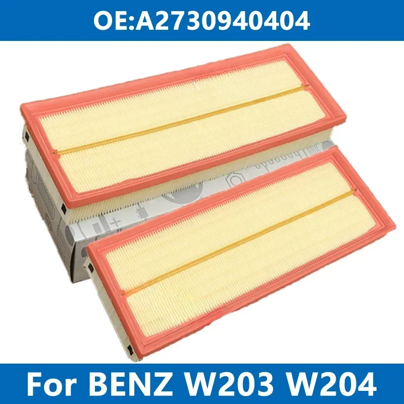 2Pcs Car Engine Air Filter Cleaner Element A2730940404 For Mercedes ...
