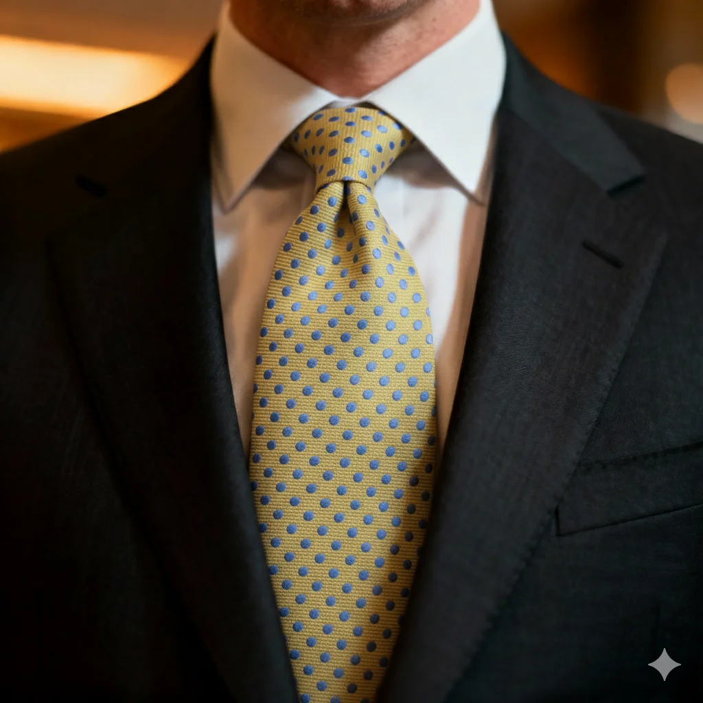 Luxury Round Dot 7CM Jacquard Business Tie For Men - AliExpress 200000297