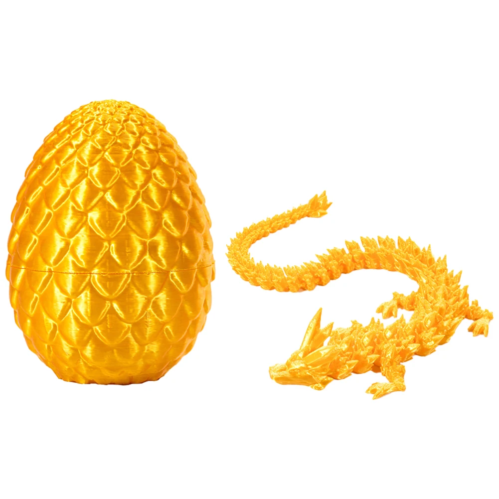 3D Printed Dragon Egg Dragon Gift Set Gemstone Dragon Ornament Full ...