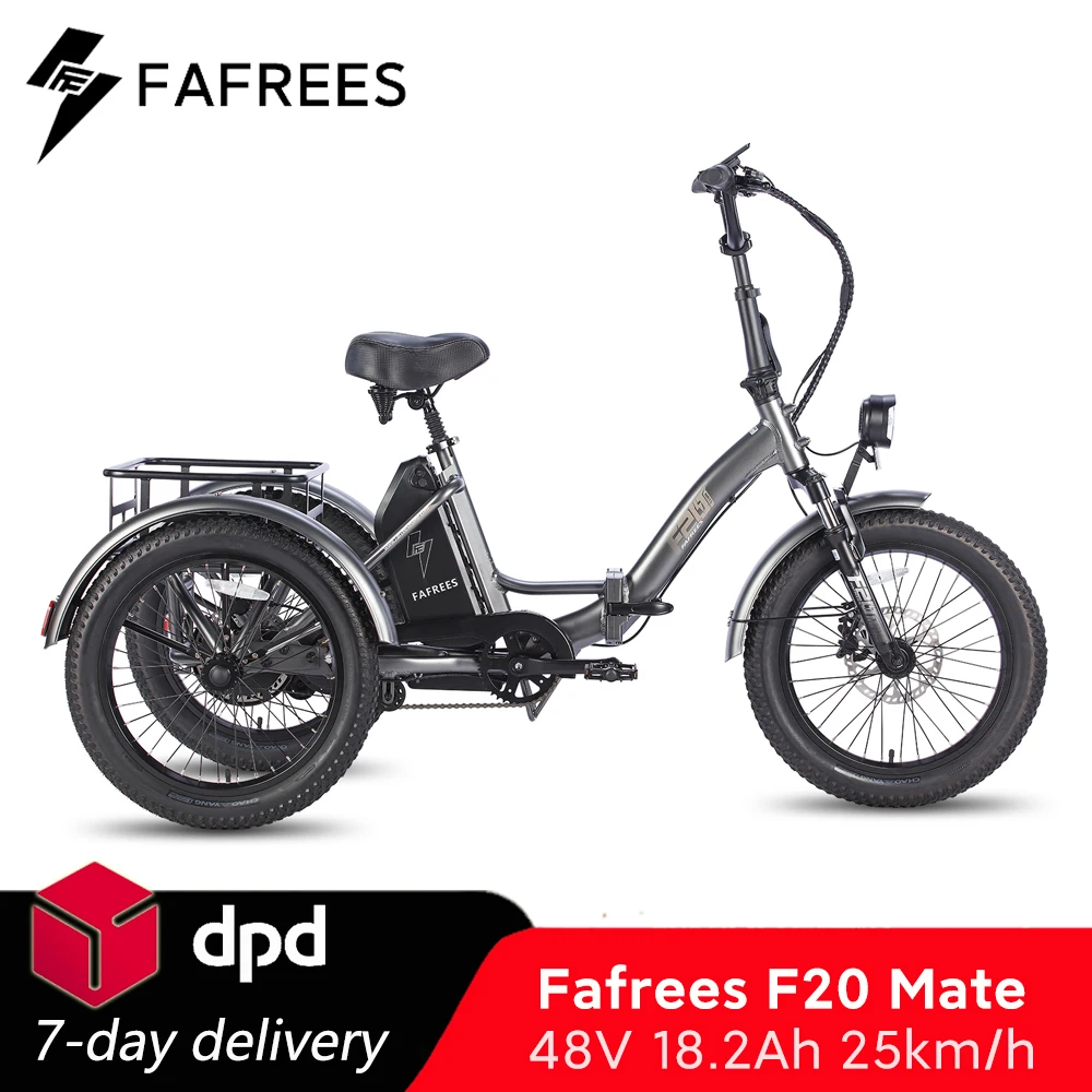 Fafrees-F20-Mate-Folding-Electric-Tricycle-500W-48V-18-2Ah-Electric ...