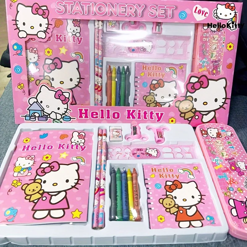 14PCS-Sanrio-Hello-Kitty-Stationery-Set-Cartoon-Pattern-Student ...