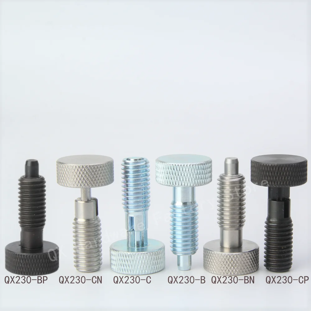 Knurled Knob Return Type/Rest Position Retractable Index Spring Load ...
