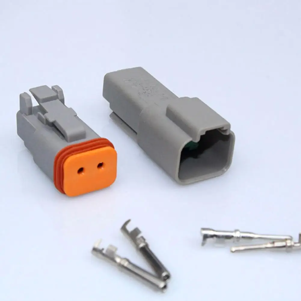 Cable-Connector-Kit-Good-Conductivity-Weather-proof-Plastic-2-Way-Pin ...