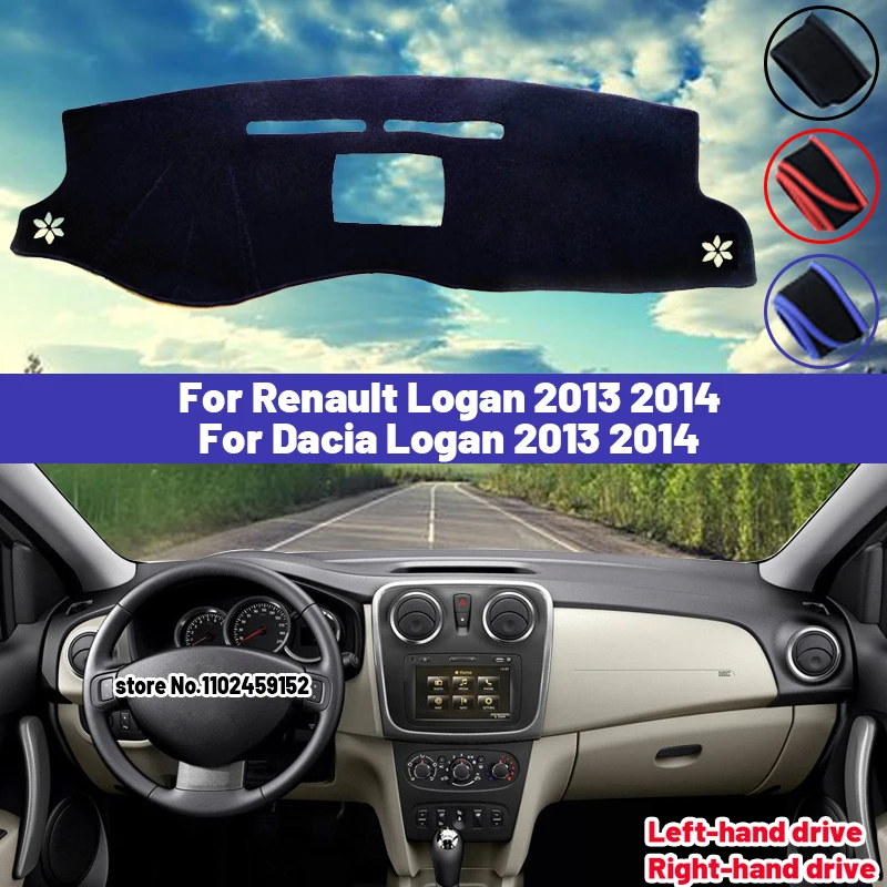 Alta Qualidade Para Renault Dacia Logan 2013 2014 Car Dashboard Cover ...